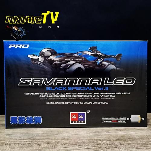 Jual Rep Tamiya Mini 4wd Savanna Leo Black Special Ver.II Merk Daxing ...