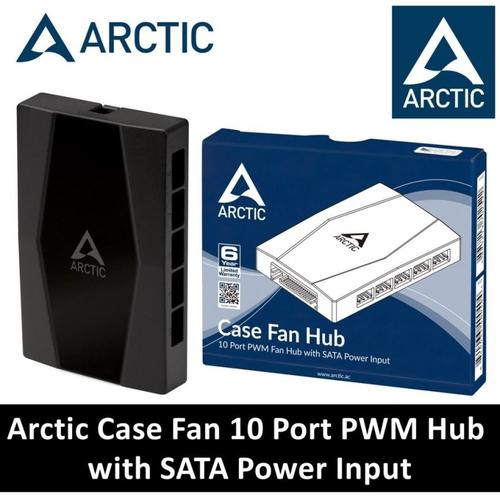 Jual Arctic Fan Case HUB - 10 Port PWM Fan Hub with SATA Power ...