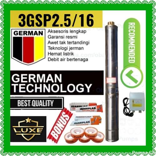 Jual Pompa satelit GS 0.75Hp 3inch GERMAN STLYE submersible 0.75 Hp ...