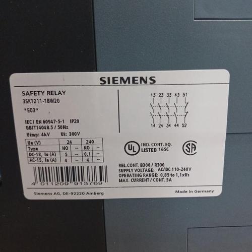 Jual 3Sk1211-1Bw20 Safety Relay Siemens - Jakarta Timur - Indoteknik ...