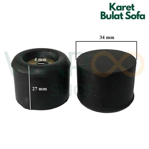 Jual Bantalan Kaki Karet Meja Kursi Sofa Lemari Box Speaker Bulat D35 ...