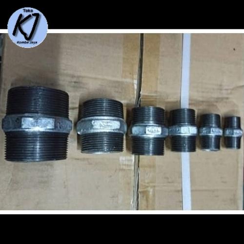 Jual DOUBLE NEPPEL GALVANIS / NEPEL GALVANIS - 1/2" INCH - Jakarta ...