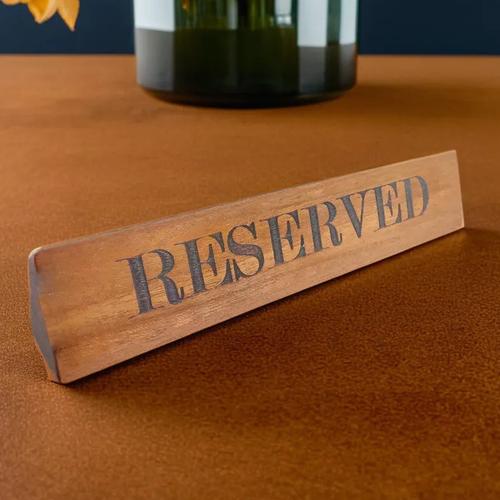 Jual Reserved sign kayu jati solid - Kab. Gunungkidul - hill craft ...