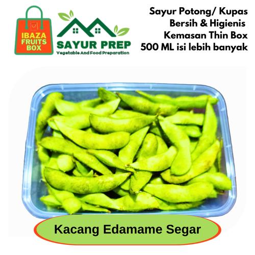 Promo Edamame Segar Prep Box 500ML Kacang Kedelai Jepang Kemasan Box ...