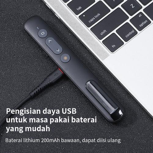 Jual Basike Laser Pointer Wireless alat presentasi pen 2.4 50m CP18S ...