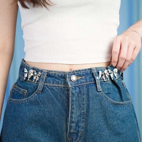 Promo JINISO - 1set Kancing Pengecil Jeans Adjustable Butterfly ...