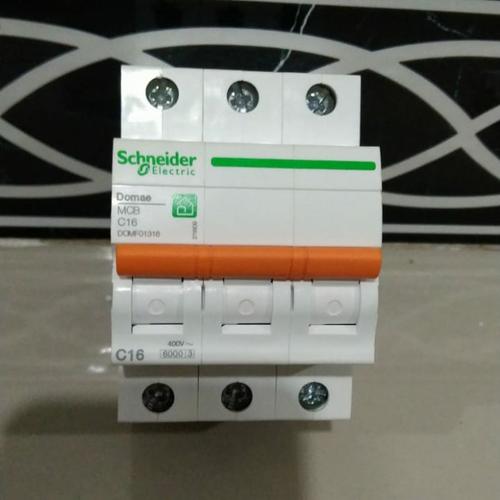 Jual MCB SCHNEIDER NEW DOMAE 3 PHASE 6A 10A 16A 20A 25A 32A 40A 50A 63A 6KA 3P MODEL BARU - Kab ...