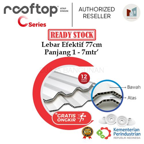 Jual ATAP uPVC ROOFTOP C-SERIES Lebar Efektif 77cm - 7mtr - Kota ...