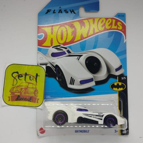 Jual HOT WHEELS HOTWHEELS BATMAN BATMOBILE THE FLASH PUTIH WHITE - Kota ...