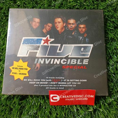 Jual CD Five Invincible Spesial Edition 2 cd Album - Kota Surabaya ...