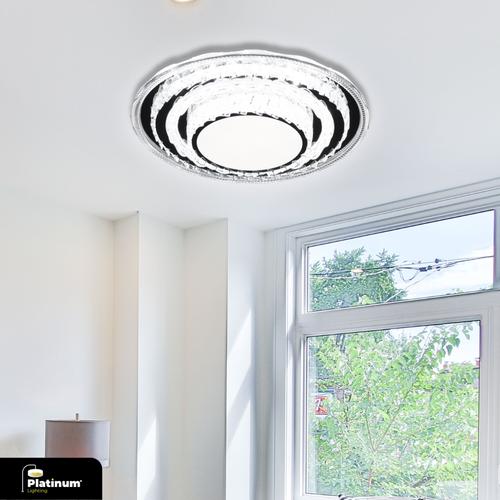 Promo Lampu Plafon Hias Bulat Kristal Ceiling Lamp Crystal Bulat ...