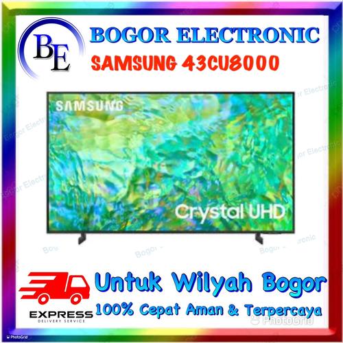 Promo SAMSUNG LED SMART TV 4K 43 INCH | 43CU8000 | UA43CU8000 | CHYSTAL ...