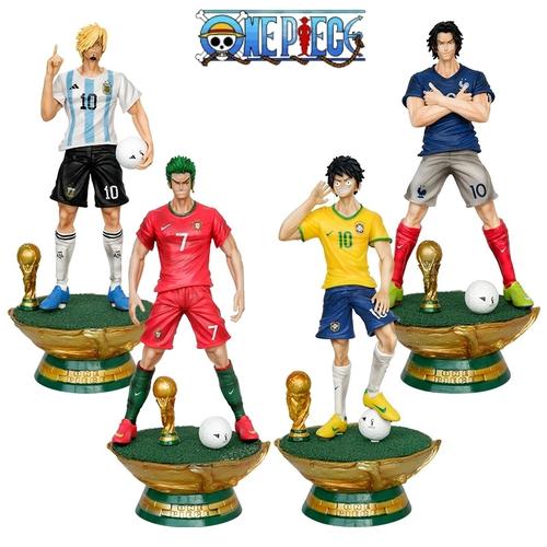 Jual one piece anime roronoa zoro Luffy ace sanji football soccer pvc ...