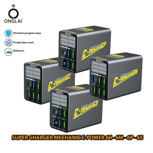 Jual Super Charger Mechanical C-POWER USB Charger 6M 6C 6P 6S Multi ...