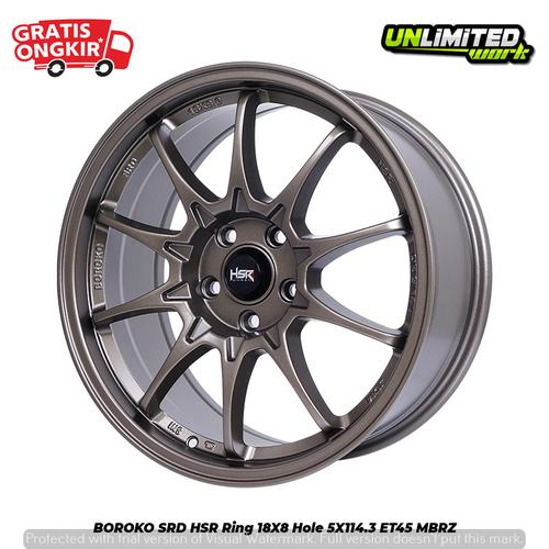 Jual VELG RACING MOBIL RING 18 HSR TIPE BOROKO SRD - MODIFIKASI MOBIL CIVIC HRV CAMRY ALPHARD ...