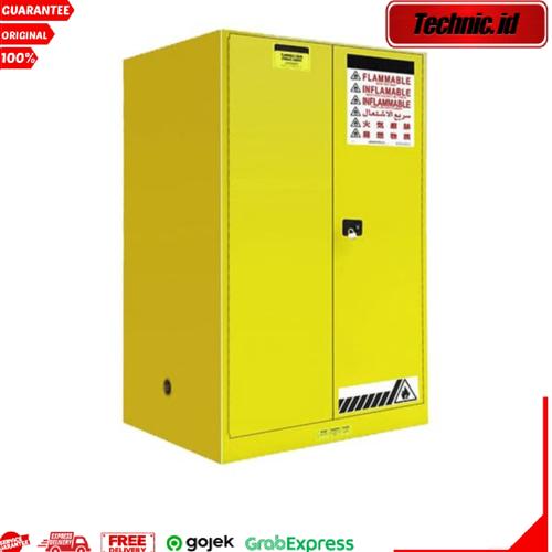 Jual Krisbow 227 Ltr Flammable Lemari Kabinet 2 Pintu Tahan Api & Tahan ...