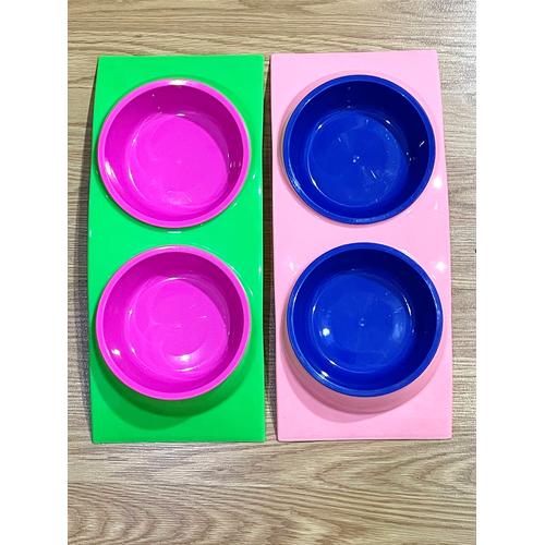 Jual Chiro Plate 15/Tempat makan kucing atau anjing MINIMALIS - PINK ...