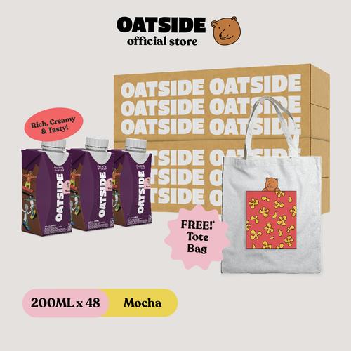 Promo OATSIDE Mini Cap Oat Milk Mocha 200ml (48 Pcs/2 Karton) (Kemasan ...