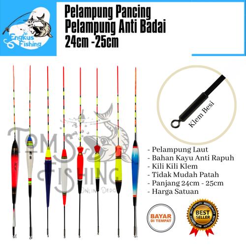 Promo Pelampung Pumbul Pancing Anti Badai Klem Panjang (24cm-25cm ...