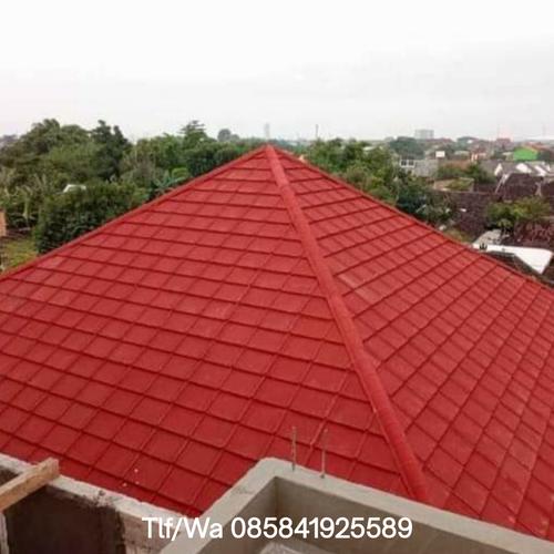 Jual rangka atap bajaringan 0.75 dan genteng metal pasir - Kota ...