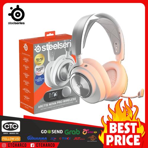 Promo Headset Gaming Steelseries Arctis Nova Pro Wireless White with GameDAC Gen 2 Cicil 0% 3x ...