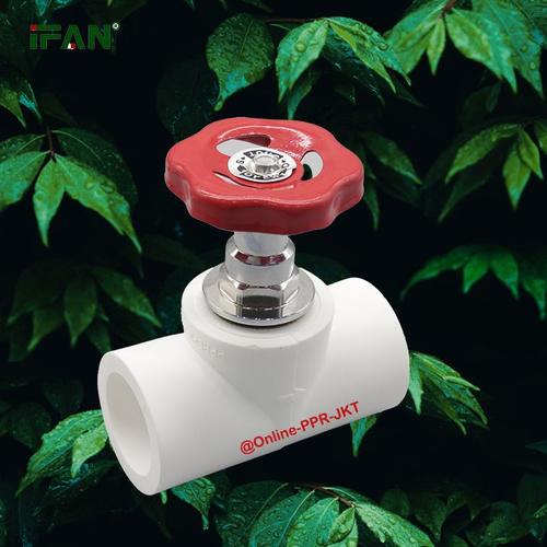 Jual Stop Kran (gate valve) PPR warna putih ukuran sedang, 40mm, 50mm ...