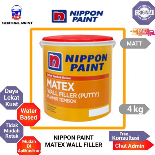 Jual PLAMIR MATEX WALL FILLER PUTTY (SUPER WHITE) GALON - 4 KG ...