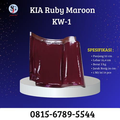Jual Genteng Keramik KIA Ruby Maroon - Genteng Keramik KIA - KIA Ruby Maron - Kab. Bogor - Sobat ...