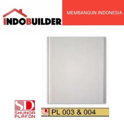 Jual SHUNDA PLAFOND PVC PUTIH WHITE FLAT GLOSS DOFF PANJANG 6 METER X ...