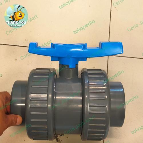Jual Ball Valve True Union 4" Inch / Double Union / Watermur PVC DN100 ...