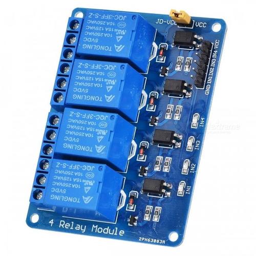 Jual Relay Module 4 Channel 5V For Arduino (Opto Coupler Isolated) For ...