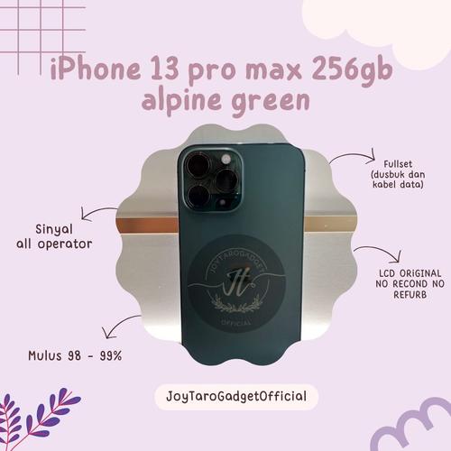 Jual iphone 13 pro max 256gb alpine green second fullset mulus terawat - Jakarta Utara ...