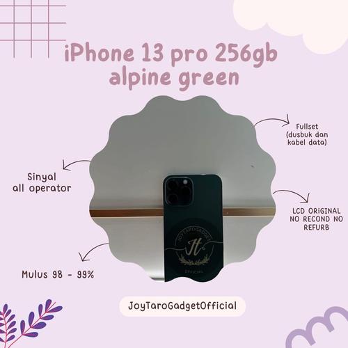 Jual iphone 13 pro 256gb alpine green second fullset mulus terawat - Jakarta Barat ...