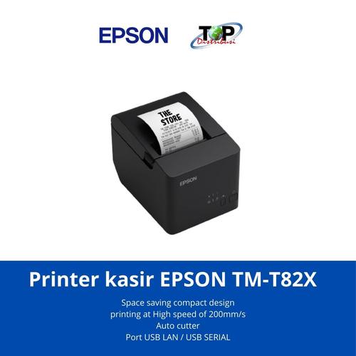Jual Printer kasir EPSON TM-T82X Auto cutter Port USB LAN / SERIAL ...