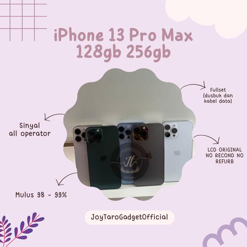 Jual iphone 13 pro max 128gb 256gb ex inter second fullset mulus - 128gb, sierra blue - Jakarta ...