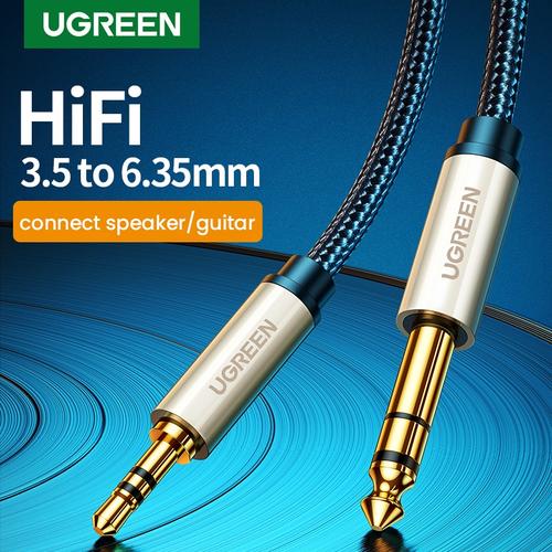 Jual Ugreen 3.5mm Male to 6.35mm Male TRS Stereo AUX Audio Cable - 1m - Kota Surabaya - PENTA ...