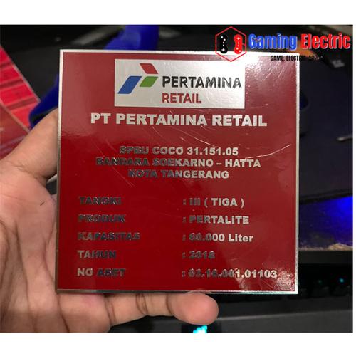 Jual name plate panel H10 x W10 cm / Name Tag stainless - Kab. Bogor ...