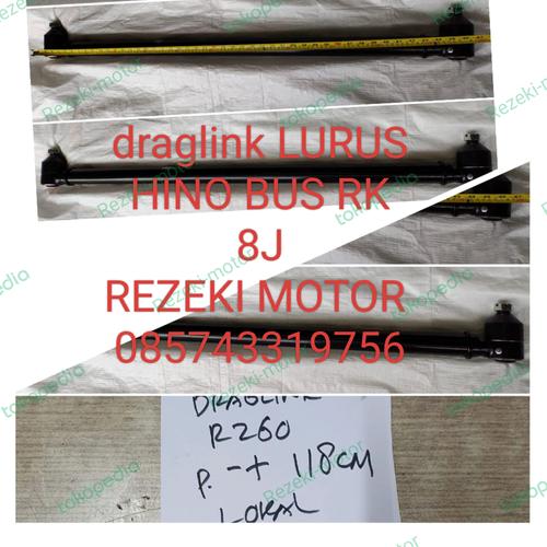 Jual DRAGLINK LURUS HINO BUS RK8J LINK ASSY STEERING 45440-9820 IMPORT ...