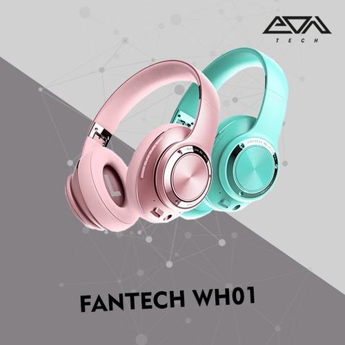 Jual Fantech WH01 Bluetooth Wireless Gaming Headset/Headphone - Pink ...