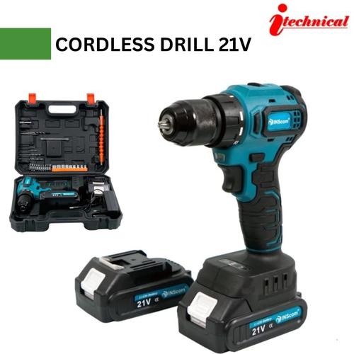 Jual MESIN BOR TANGAN BATERAI 21V CORDLES DRILL BATTERY BRUSHLESS SET ...