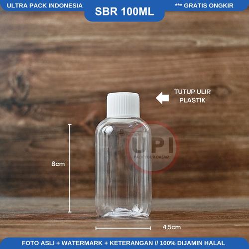 Jual BOTOL PET SBR 100ML CLEAR & TUTUP ULIR PLASTIK PUTIH - Kota Tangerang - ULTRA PACK ...