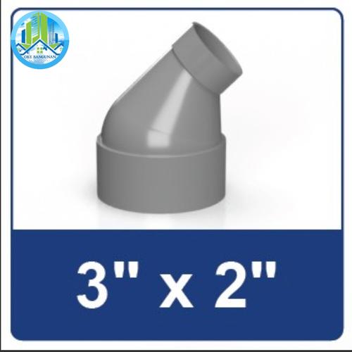 Jual elbow increaser 3 x 2 rucika 45 derajat degree / keni reducer kni knee 3x2 inch - Kota ...
