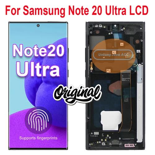 Jual LCD SAMSUNG NOTE 20 ULTRA SUPER AMOLED FULLSET FRAME SUPPORT ...