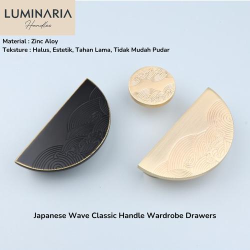 Jual Tarikan Laci Knop Knob Japanese Wave Classic Gagang Pintu Lemari ...