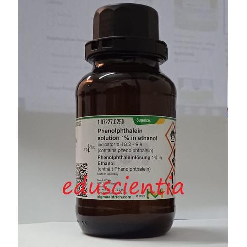 Jual Phenolphthalein solution 1 % indicator, 1000 ml, 1 Lt, MERCK ...