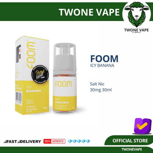 Jual Foom Icy Banana Salt Nic 30ML by Foom Lab - Liquid Foom Pisang ...