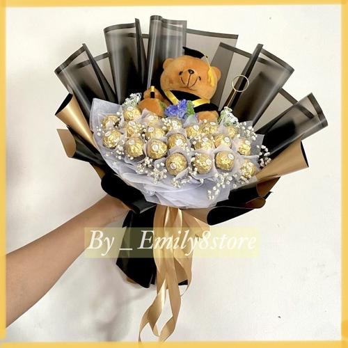 Promo buket wisuda | graduation bouquet | bucket wisuda | buket bunga ...