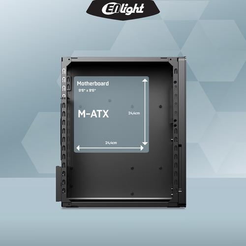 Jual Casing ENLIGHT EN-220 + PSU 300W - Micro ATX - Hitam - Jakarta ...