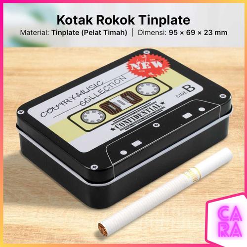 Promo Kotak Tempat Rokok Case Desain Unik Retro Vintage JM-1974 ...