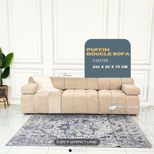Jual puffin boucle sofa - Kab. Jepara - Mr Furniture Gallery | Tokopedia